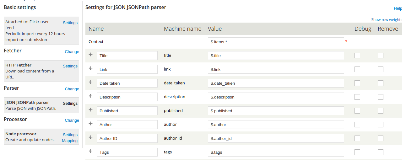Example of a Flickr feed | Feeds extensible parsers | Drupal Wiki guide on Drupal.org